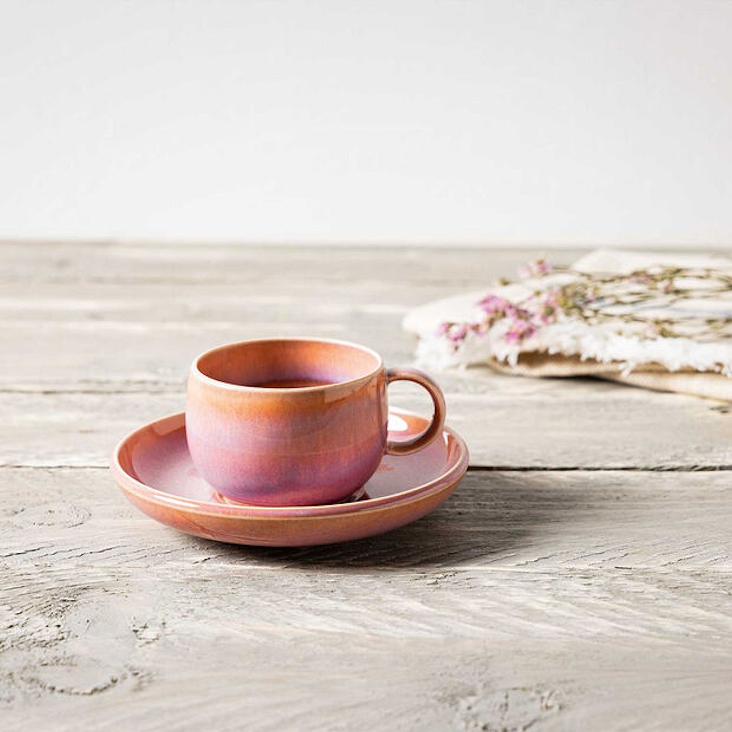 Filiżanka do espresso Villeroy & Boch Perlemor Coral Premium Porcelain ...