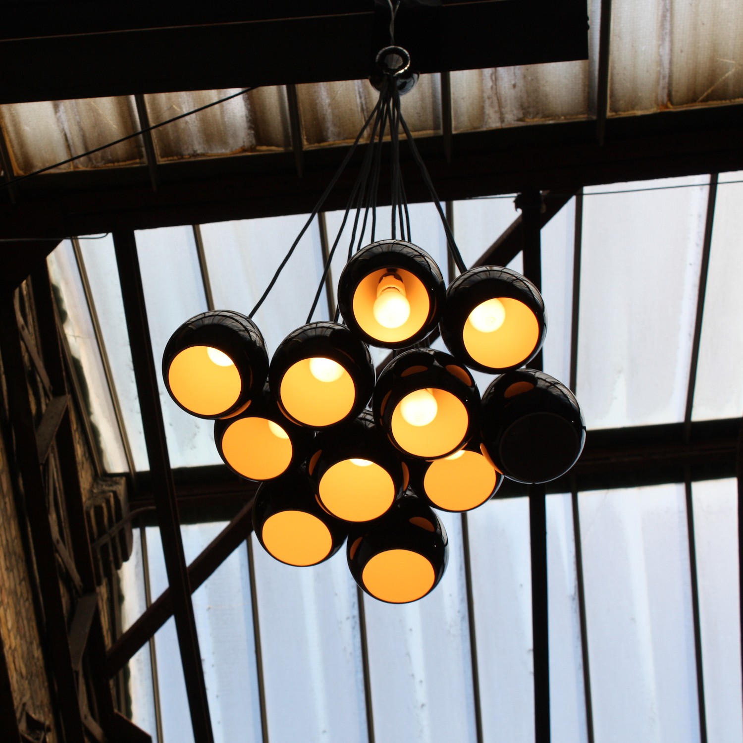 Lampa wisząca Original BTC Drop One Grouping of Six Pendant FP444N ...