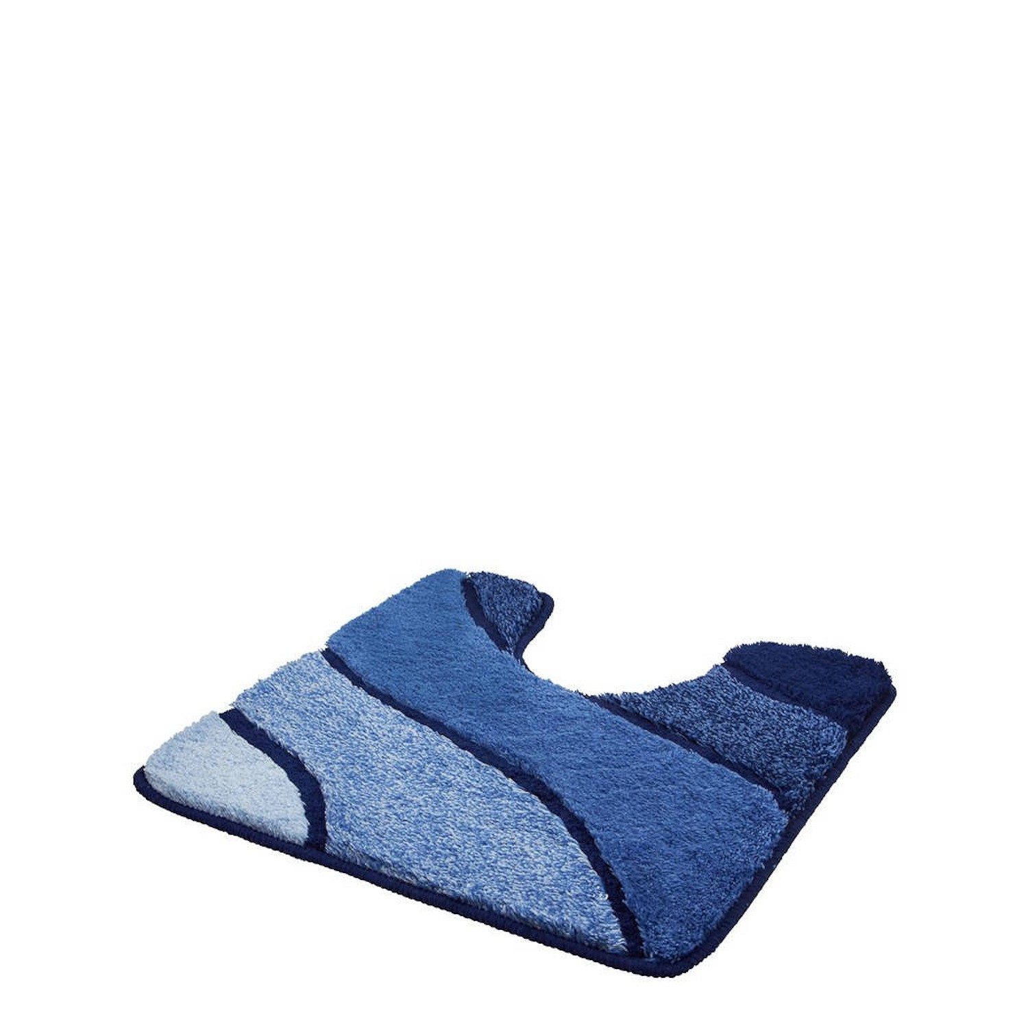 Dywanik łazienkowy pod WC Kleine Wolke Wave Navy blue 5507769129 ...