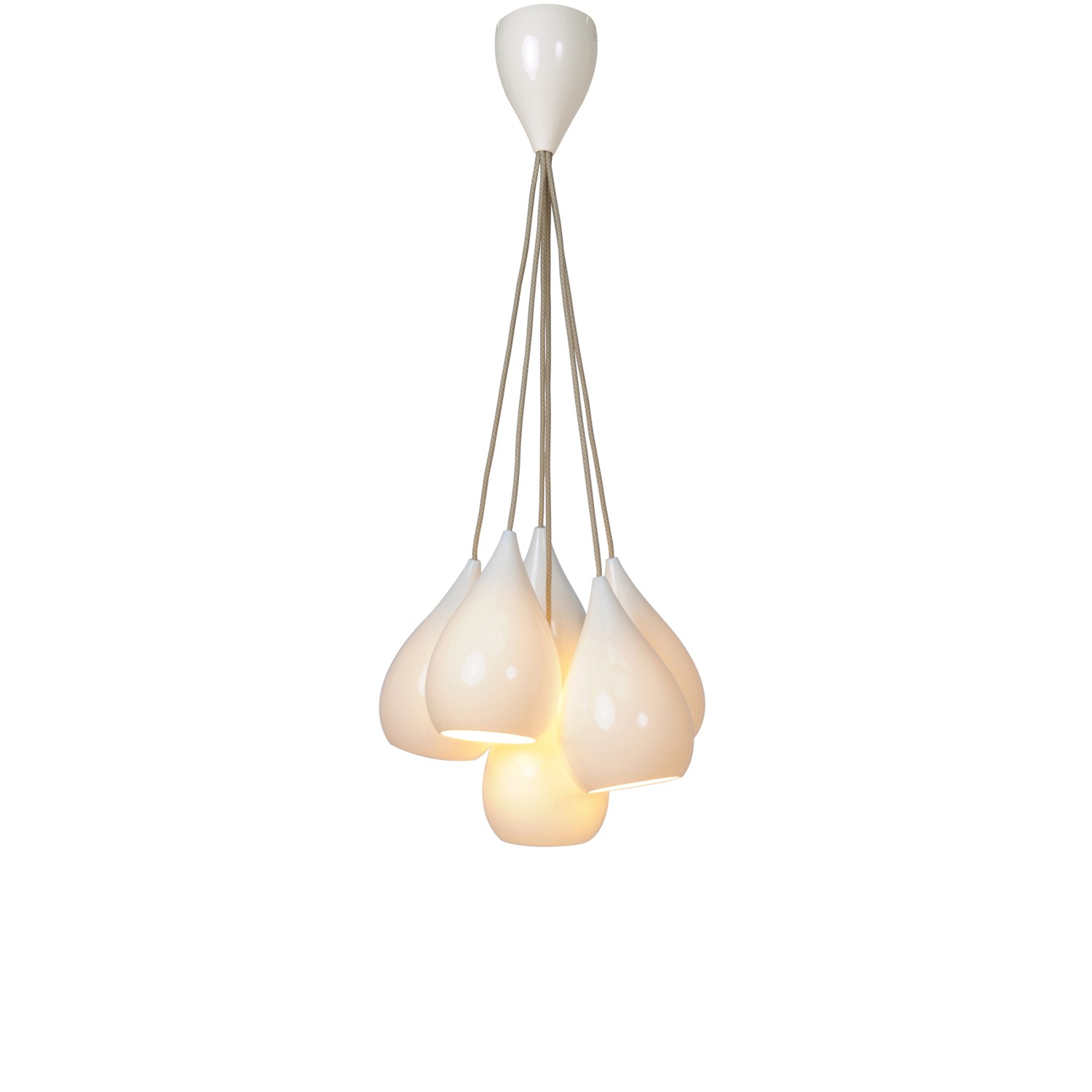Lampa wisząca Original BTC Drop One Grouping of Six Pendant FP444N ...